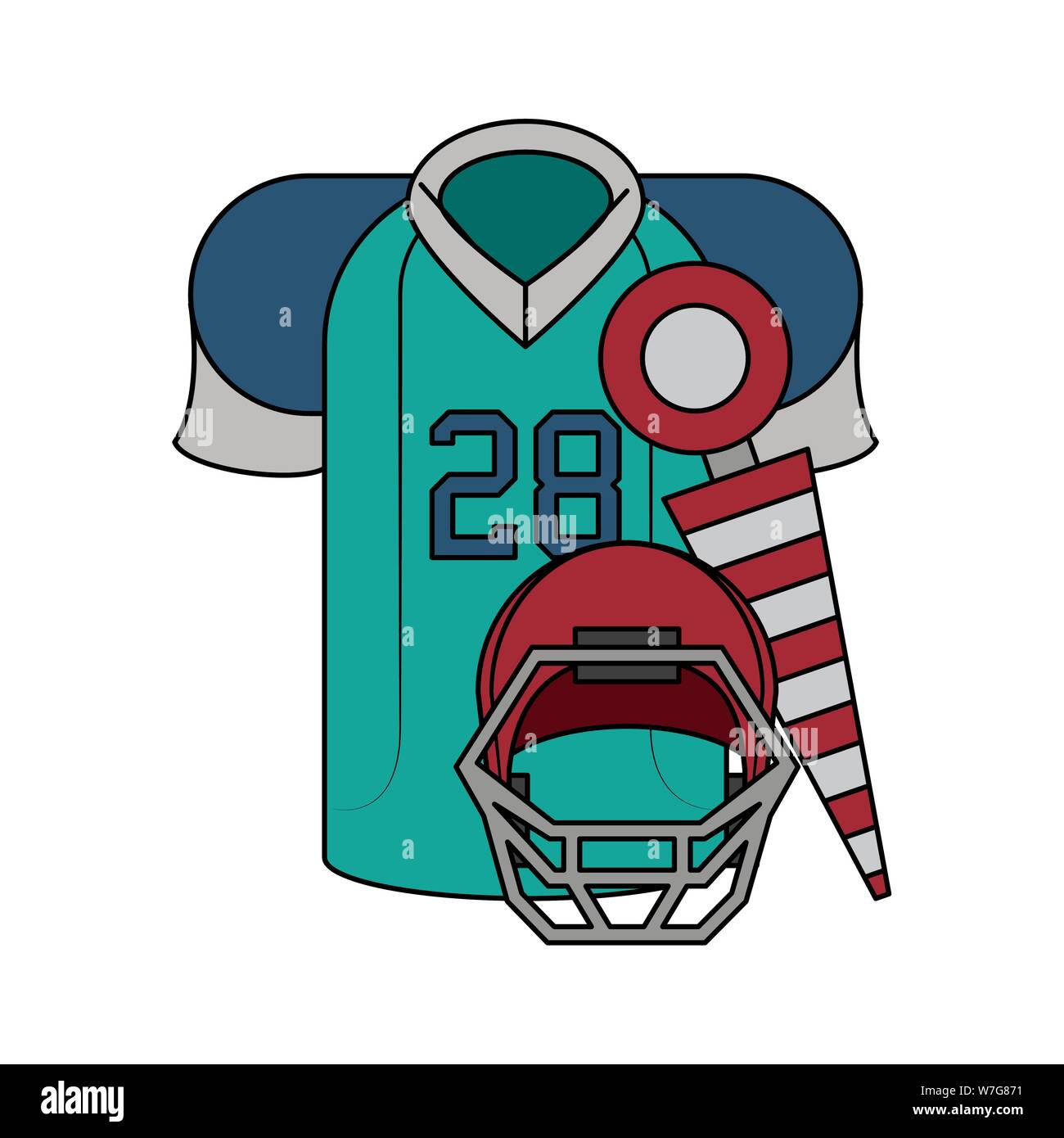 american football sport game cartoon Stock Vector Image & Art - Alamy