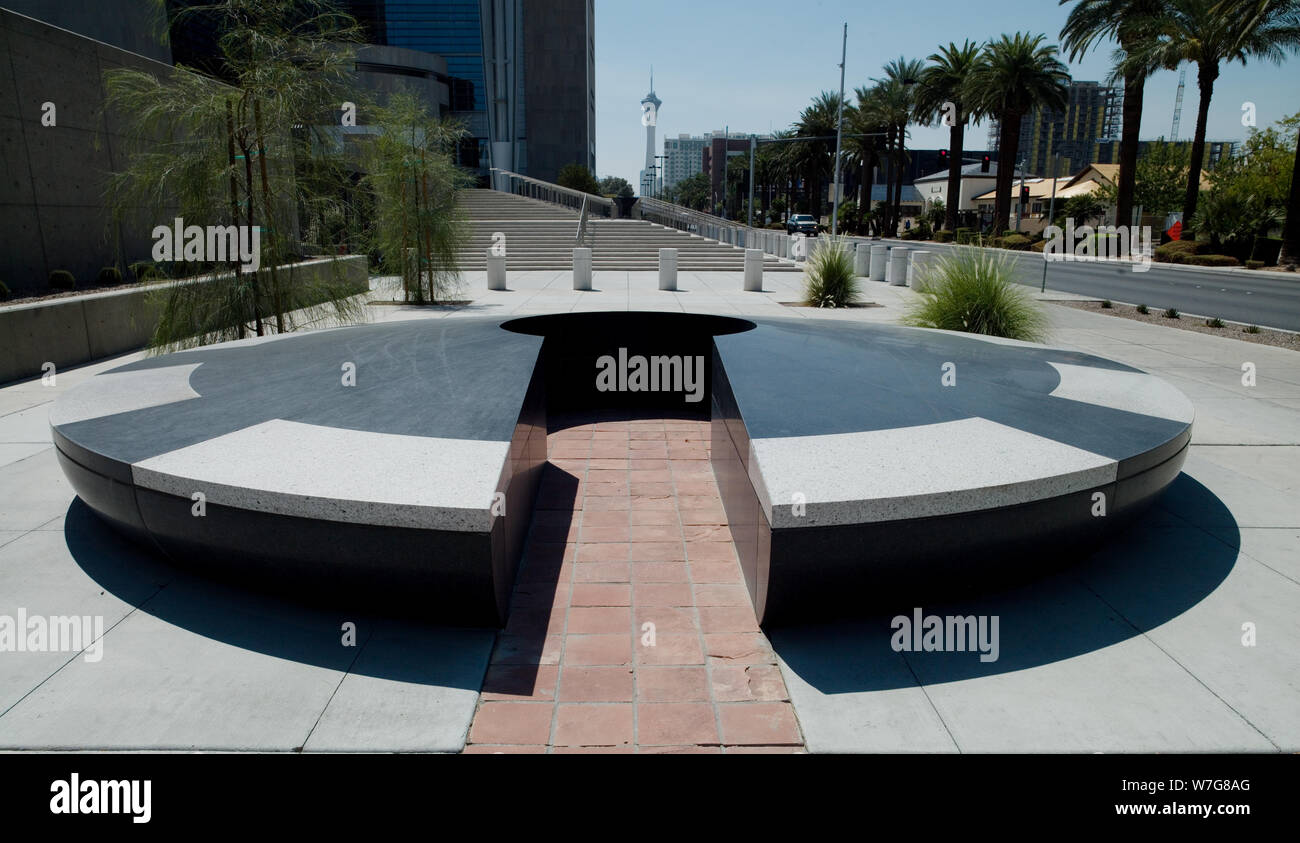 Architectural art Vortex, Stream, and Confluence at Lloyd D. George U.S ...