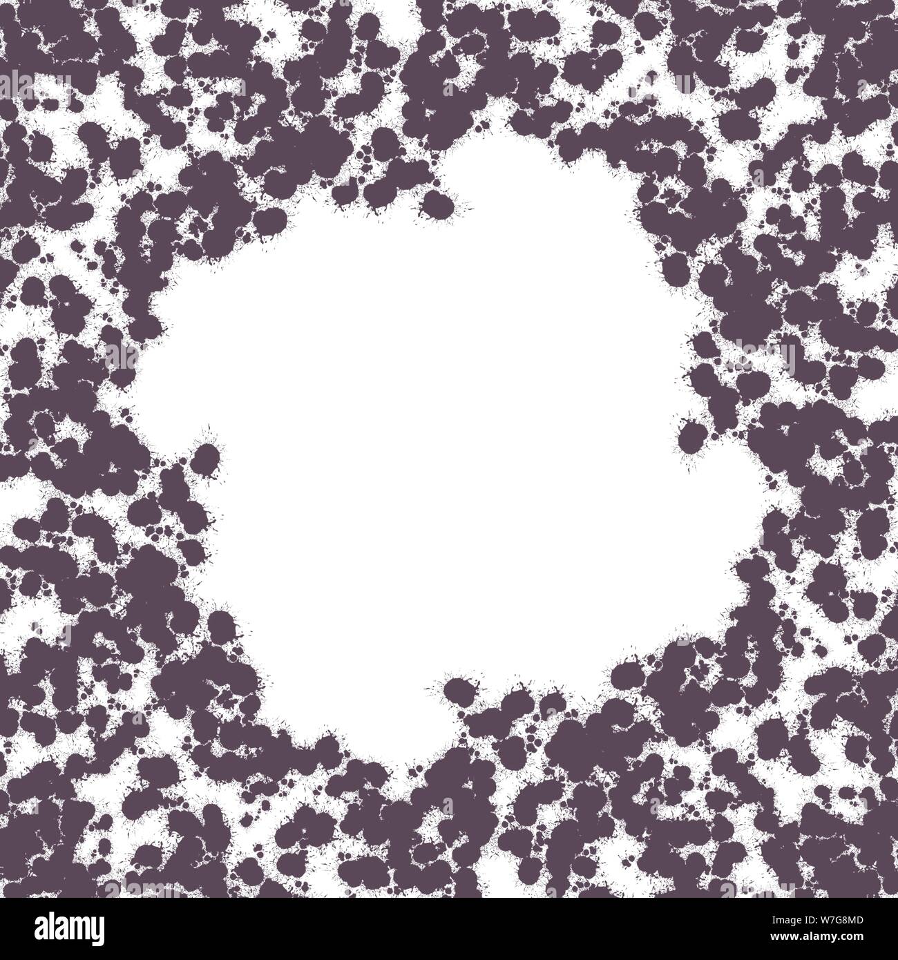 brown red hand drawn splatter spots frame border pattern with squared ...