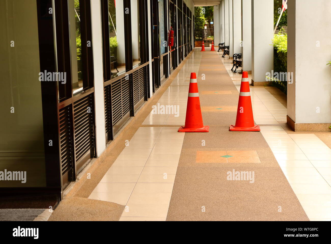 No entry cone hi-res stock photography and images - Alamy