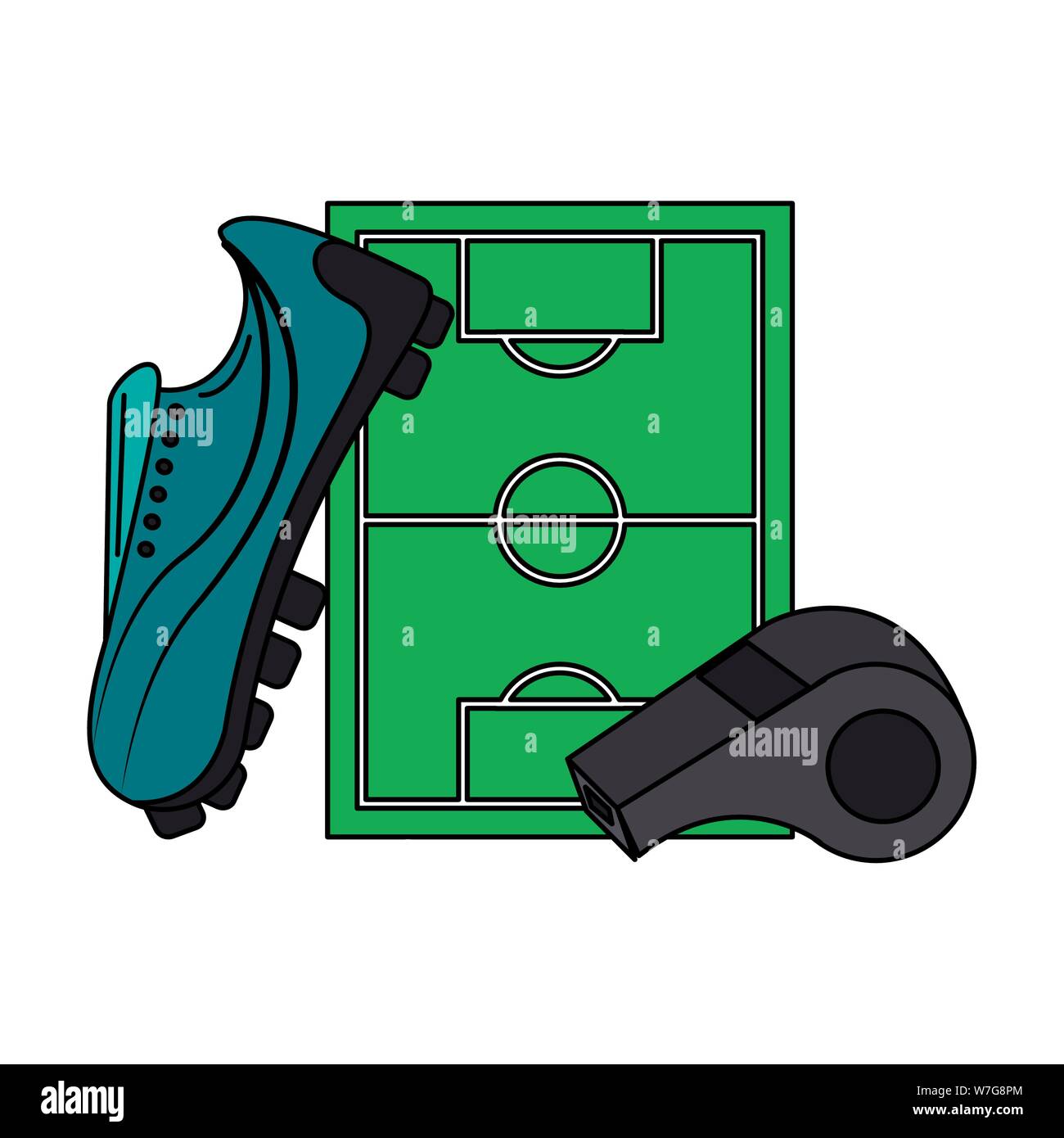 soccer football sport game cartoon Stock Vector Image & Art - Alamy