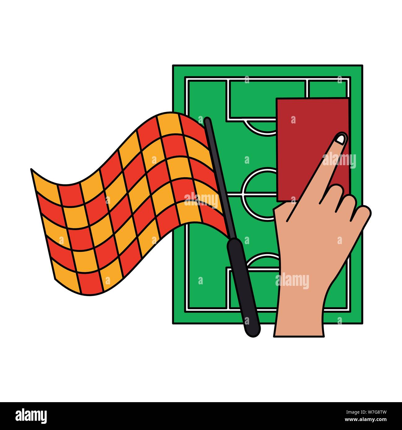 soccer football sport game cartoon Stock Vector Image & Art - Alamy