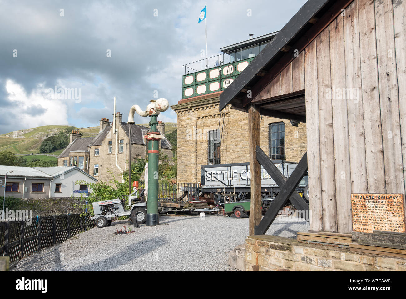 The Water Tower, Settle Stock Photo - Alamy