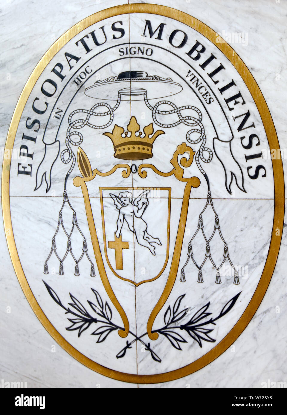 Architectural detail of interior, Cathedral of the Immaculate ...