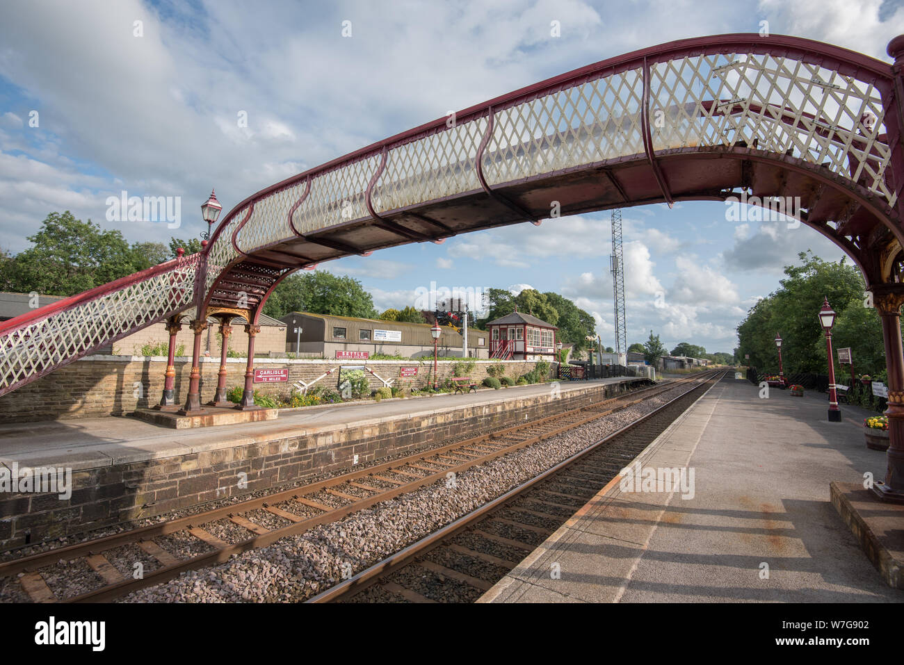 Settle Signal box Stock Photo - Alamy