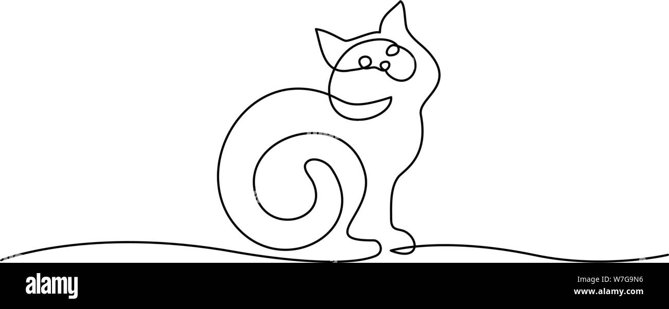 Cat Tail Drawing