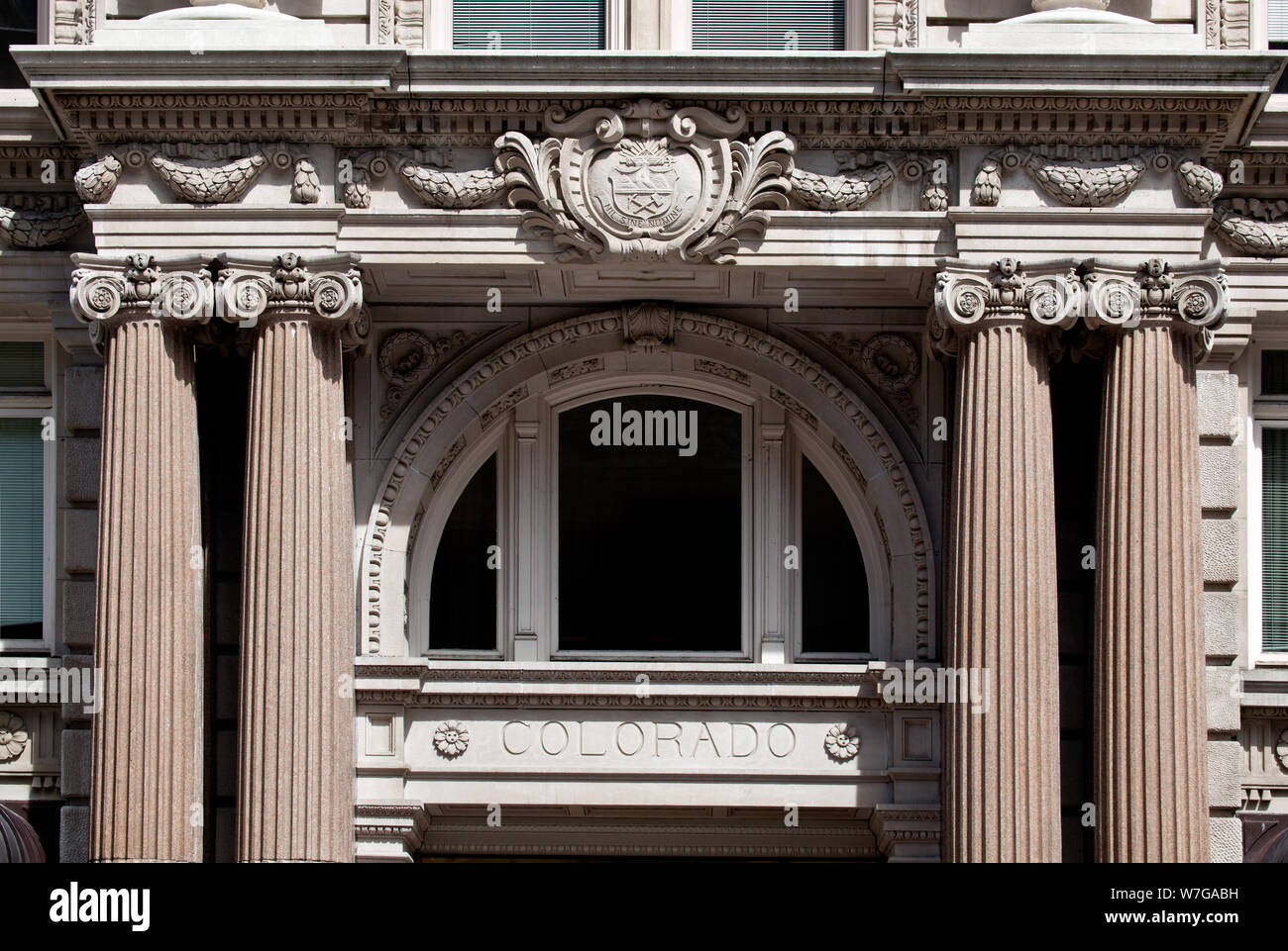 Architectural details on the Colorado Building, 14th and G St., NW ...