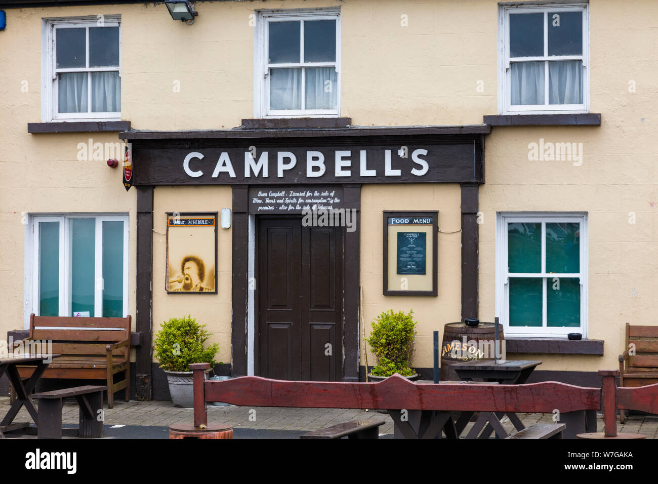 Campbell’s Irish pub at the foot of Croagh Patrick in Murrisk County ...