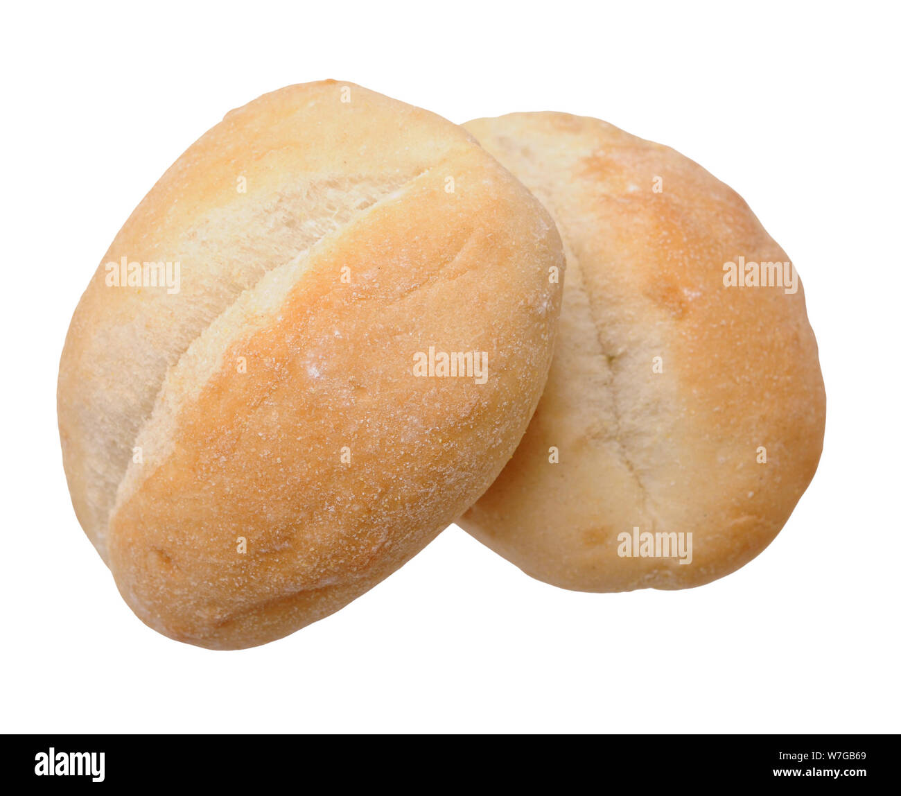 light baked bread isolate on white background Stock Photo - Alamy