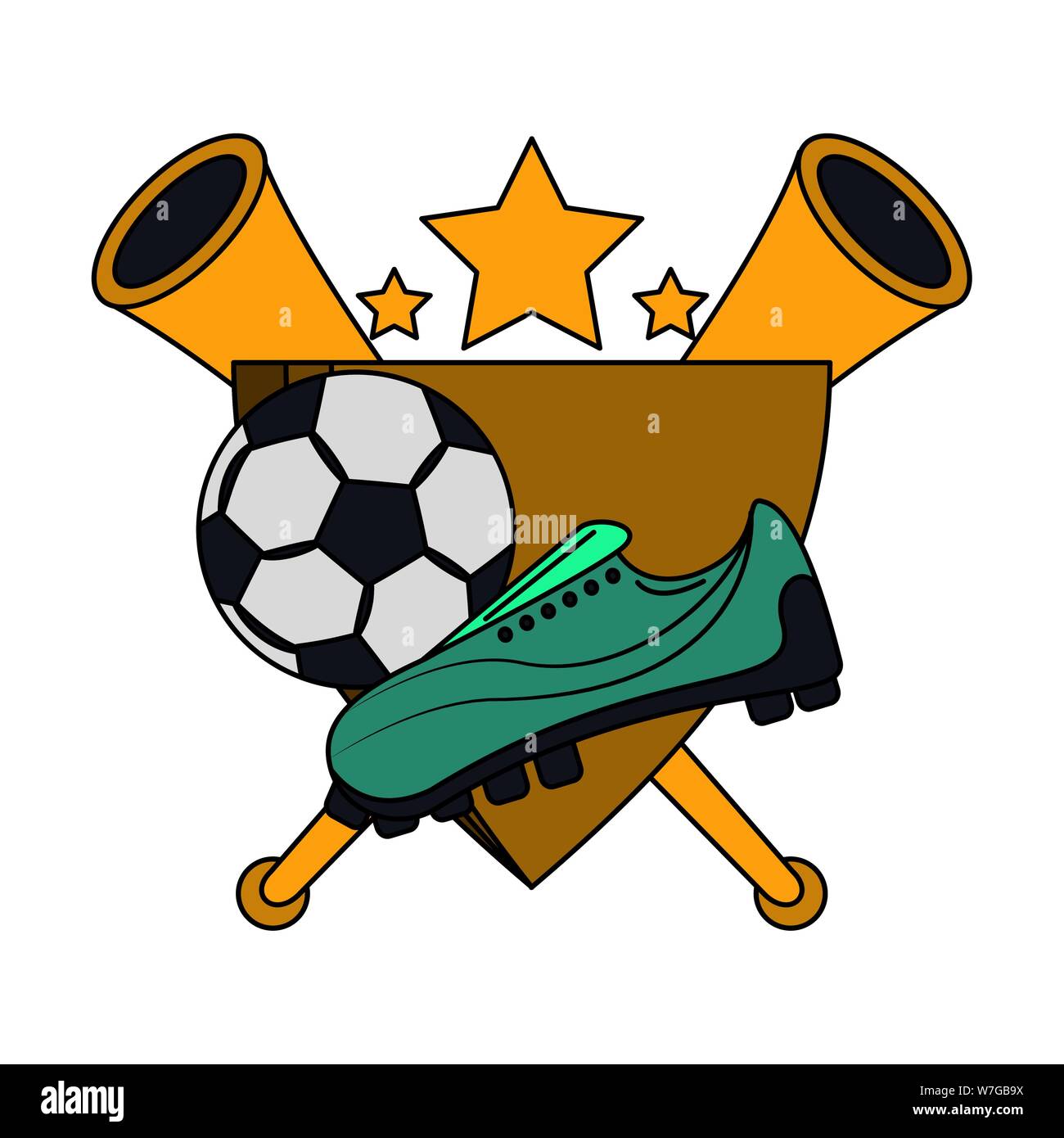 soccer football sport game cartoon Stock Vector Image & Art - Alamy