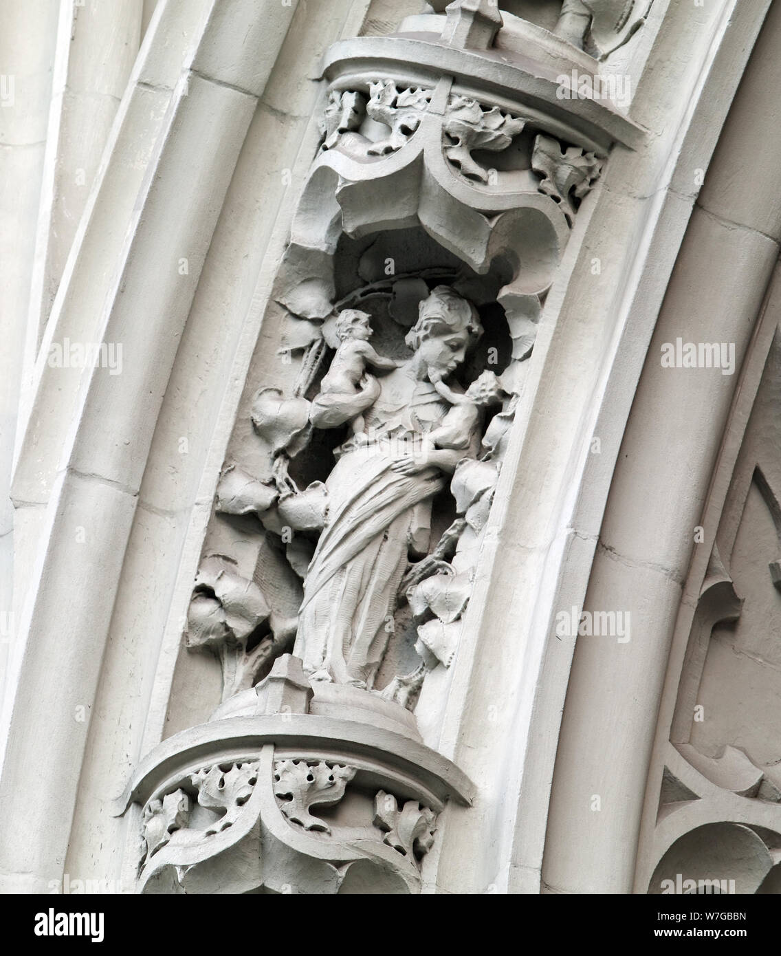 Architectural details, the Woolworth Building, New York, New York Stock ...