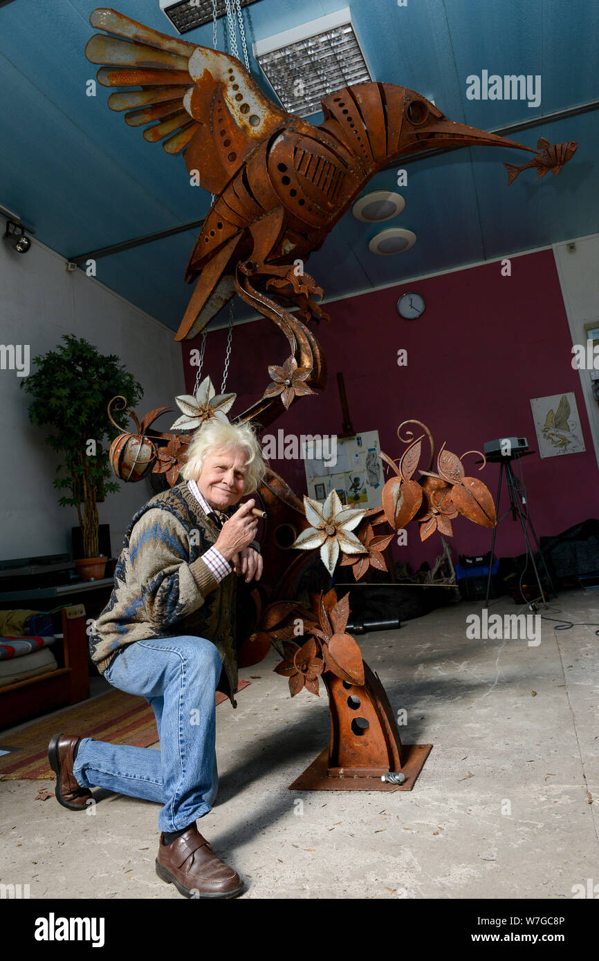 Walenty Pytel's new Kingsfisher sculpture which will be installed near ...