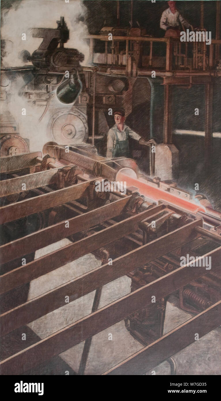 Art at the Frank T. Bow Federal Building, Canton, Ohio Stock Photo - Alamy