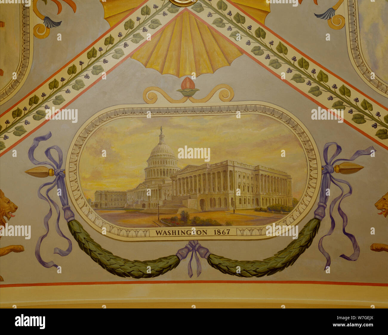 Wall paintings of capitol building hi-res stock photography and images ...