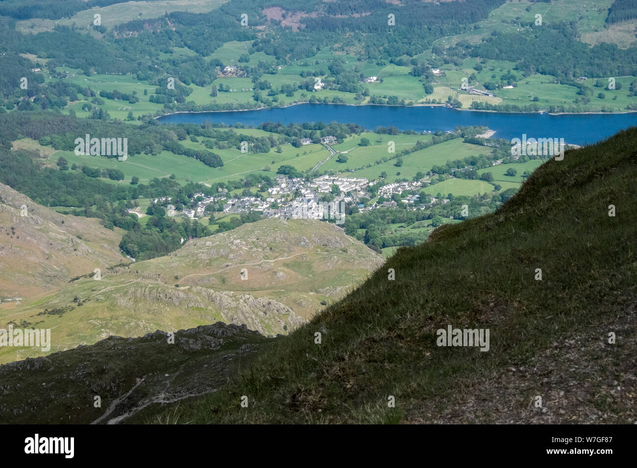 Summit,peak,of,The Old Man of Coniston,mountain,The Lakes,Lake District ...