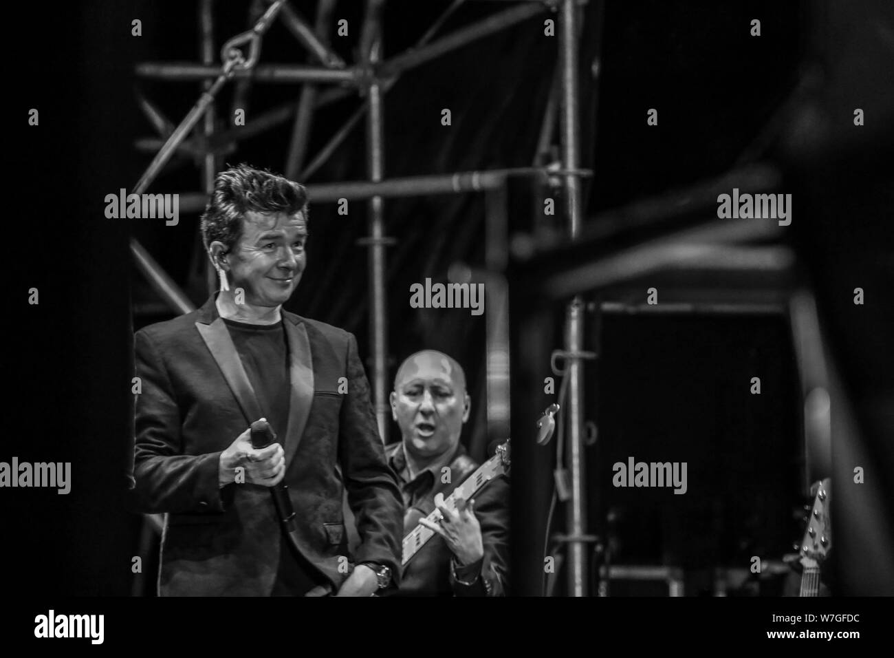 RICK ASTLEY English singer - 8. PALOZNAKI JAZZPIKNIK BALATON, HUNGARY ...