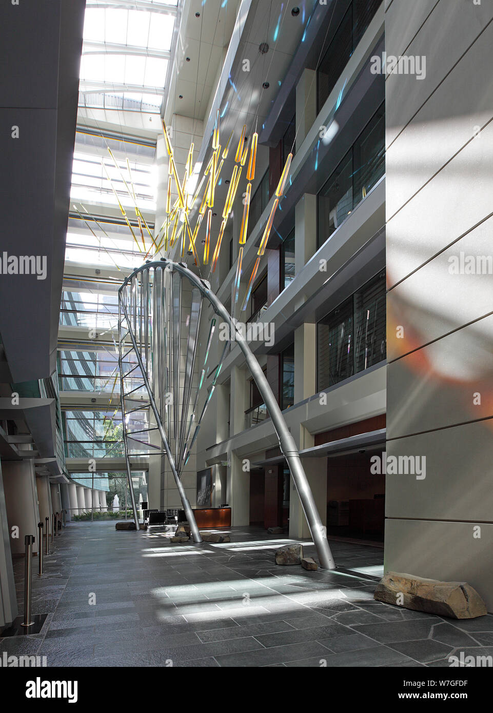 Art in the U.S. Courthouse, Seattle, Washington Stock Photo - Alamy