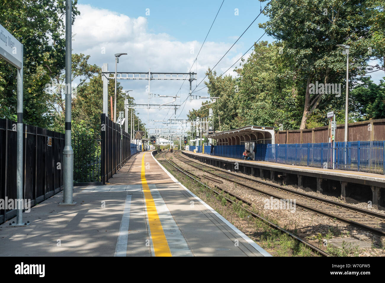 Reading West Railway Station on Oxford Road in reading, UK Stock Photo ...