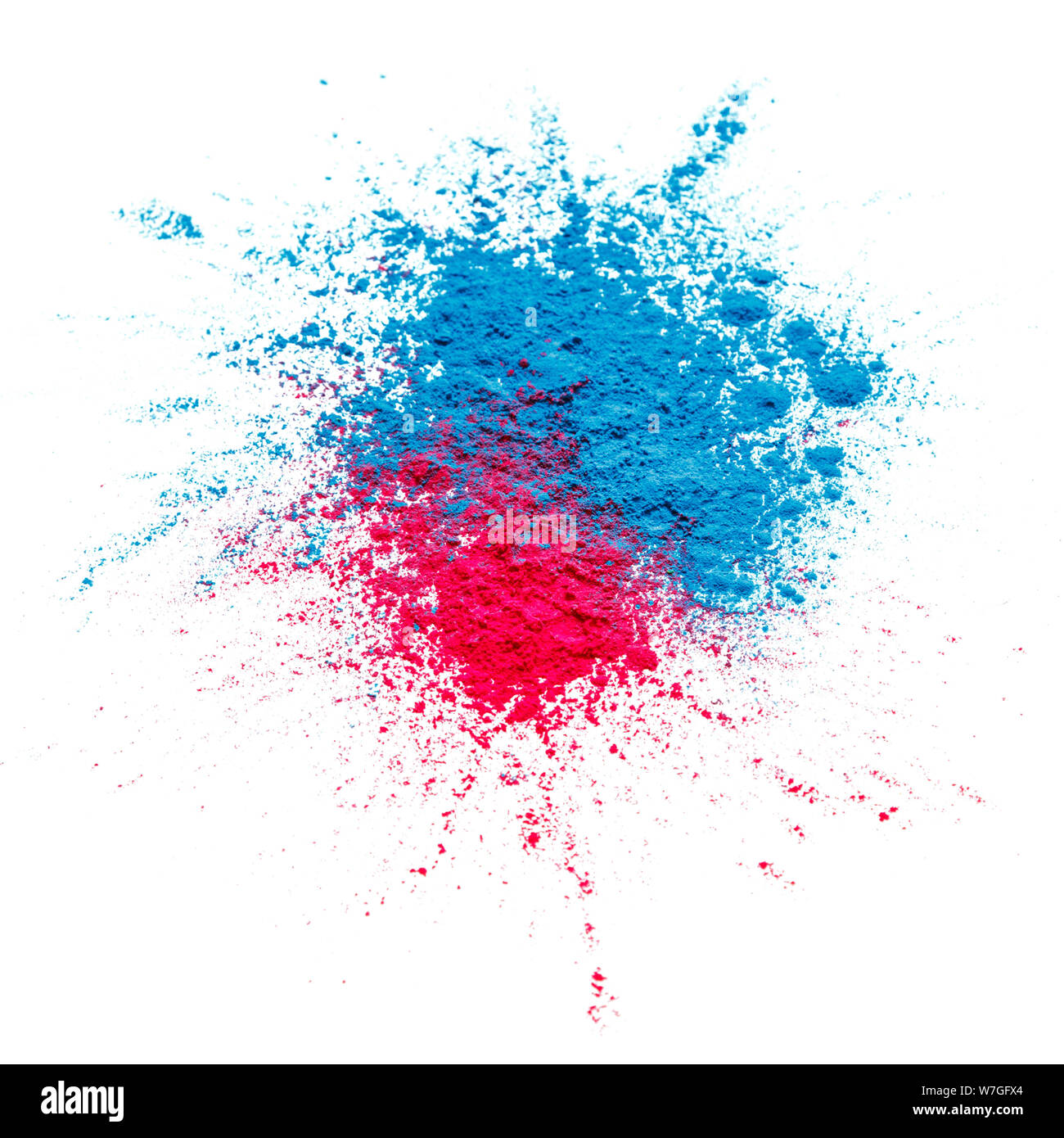 Abstract colorful Happy Holi background. Color vibrant powder isolated ...