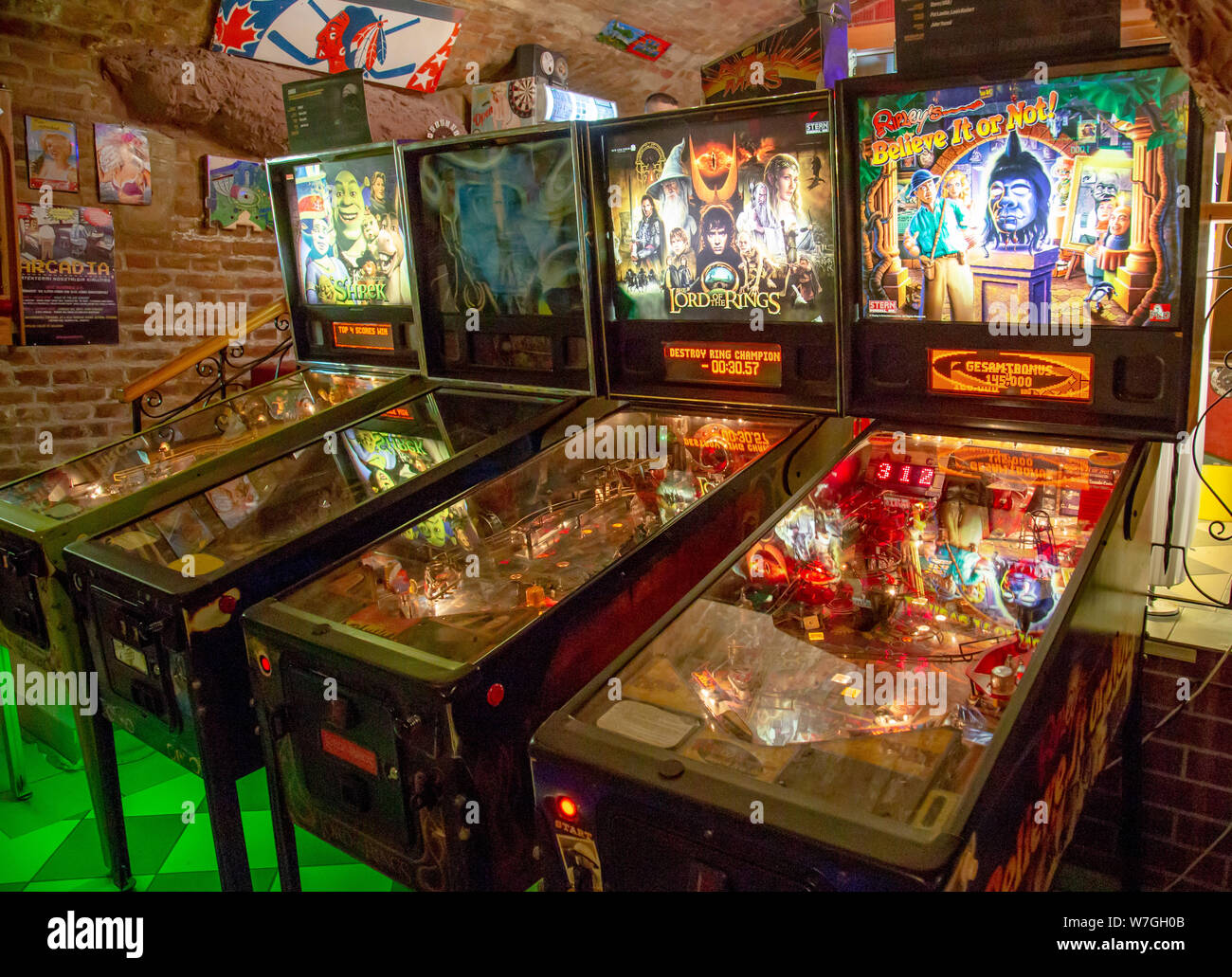 Pinball Flipper High Resolution Stock Photography and Images - Alamy