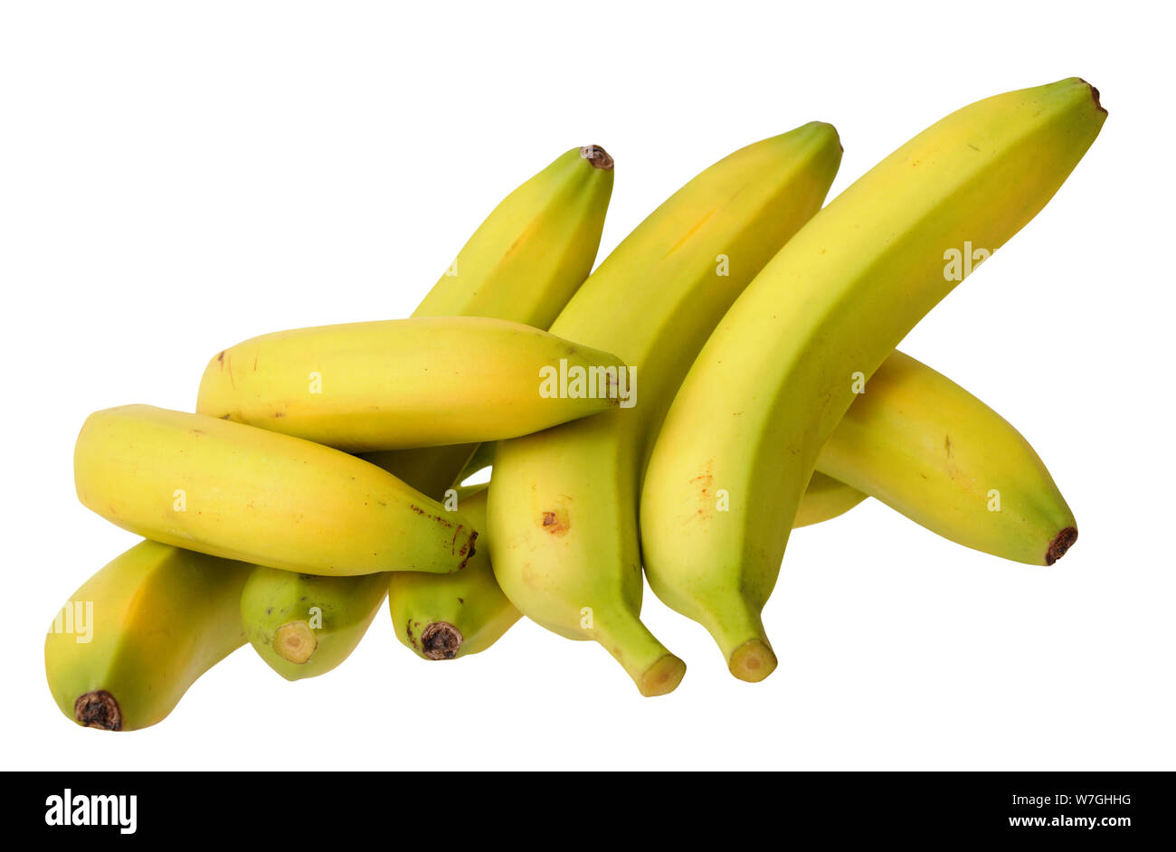 many bananas isolated on white background Stock Photo - Alamy