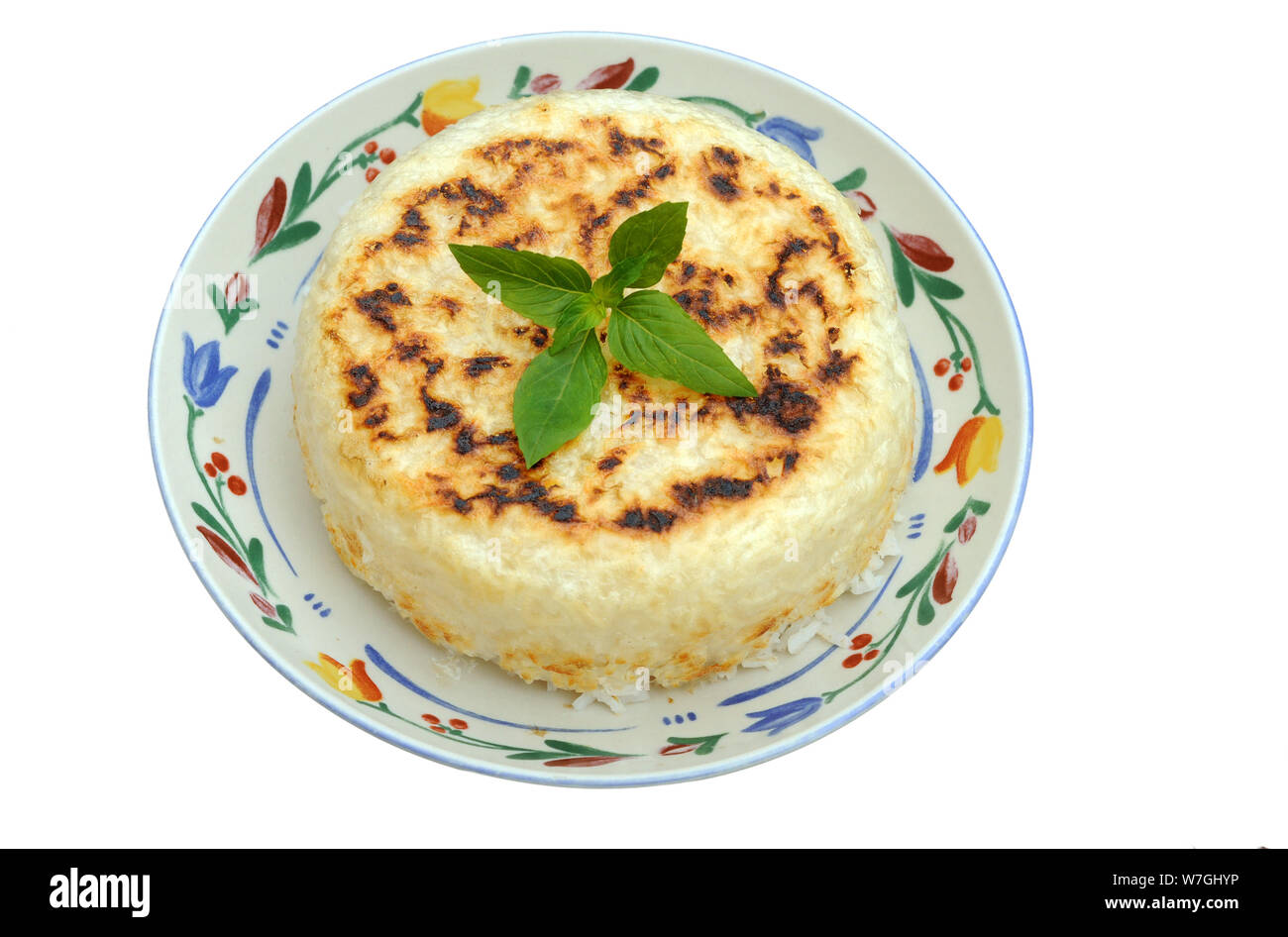 over cooked rice style on dish Stock Photo - Alamy