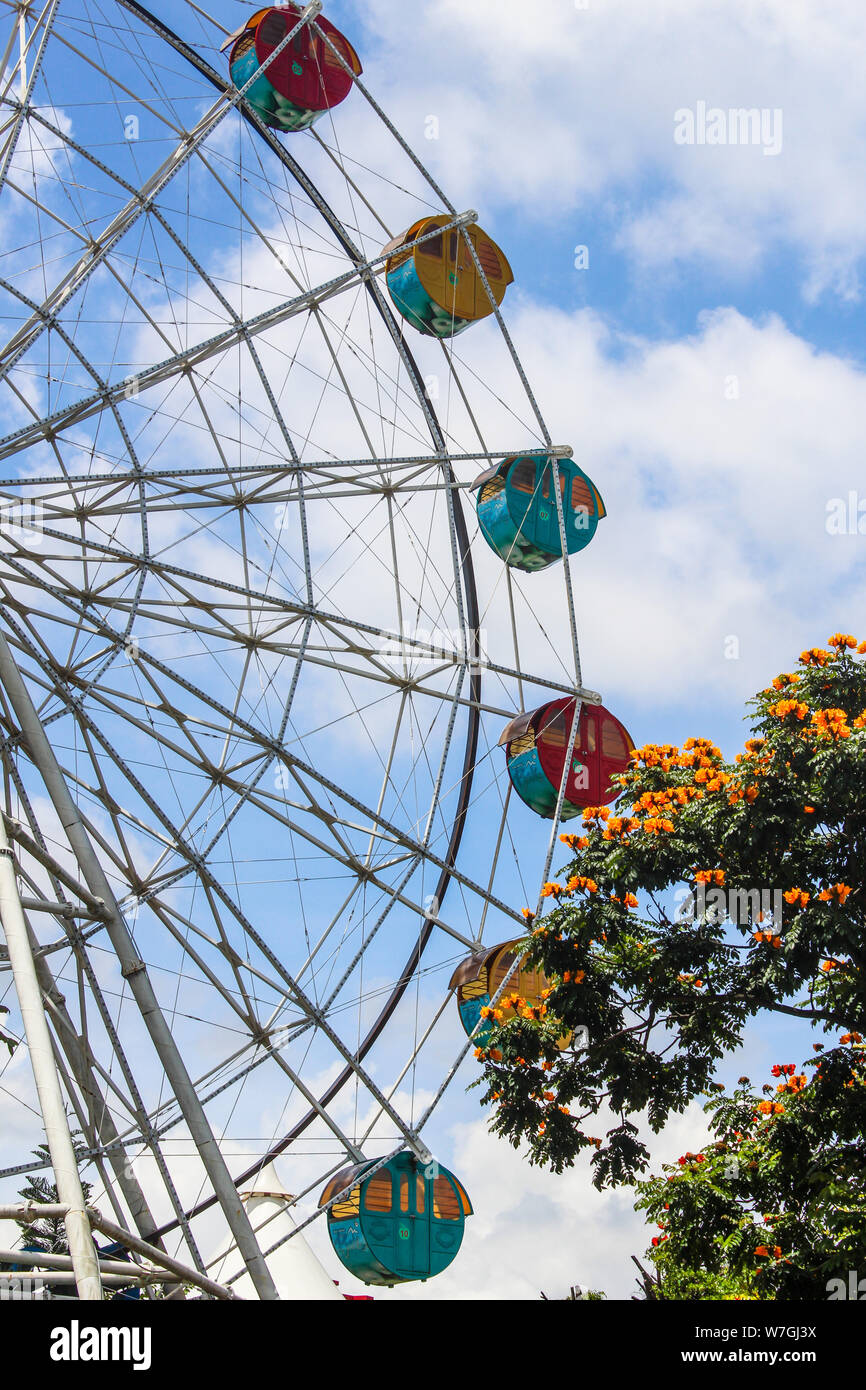 Ferris Wheel, Batu Square, East Java, Indonesia Stock Photo - Alamy