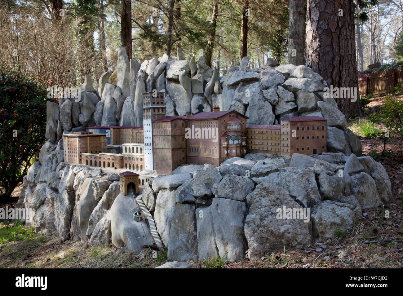 Ave Maria Grotto, Cullman, Alabama Stock Photo - Alamy