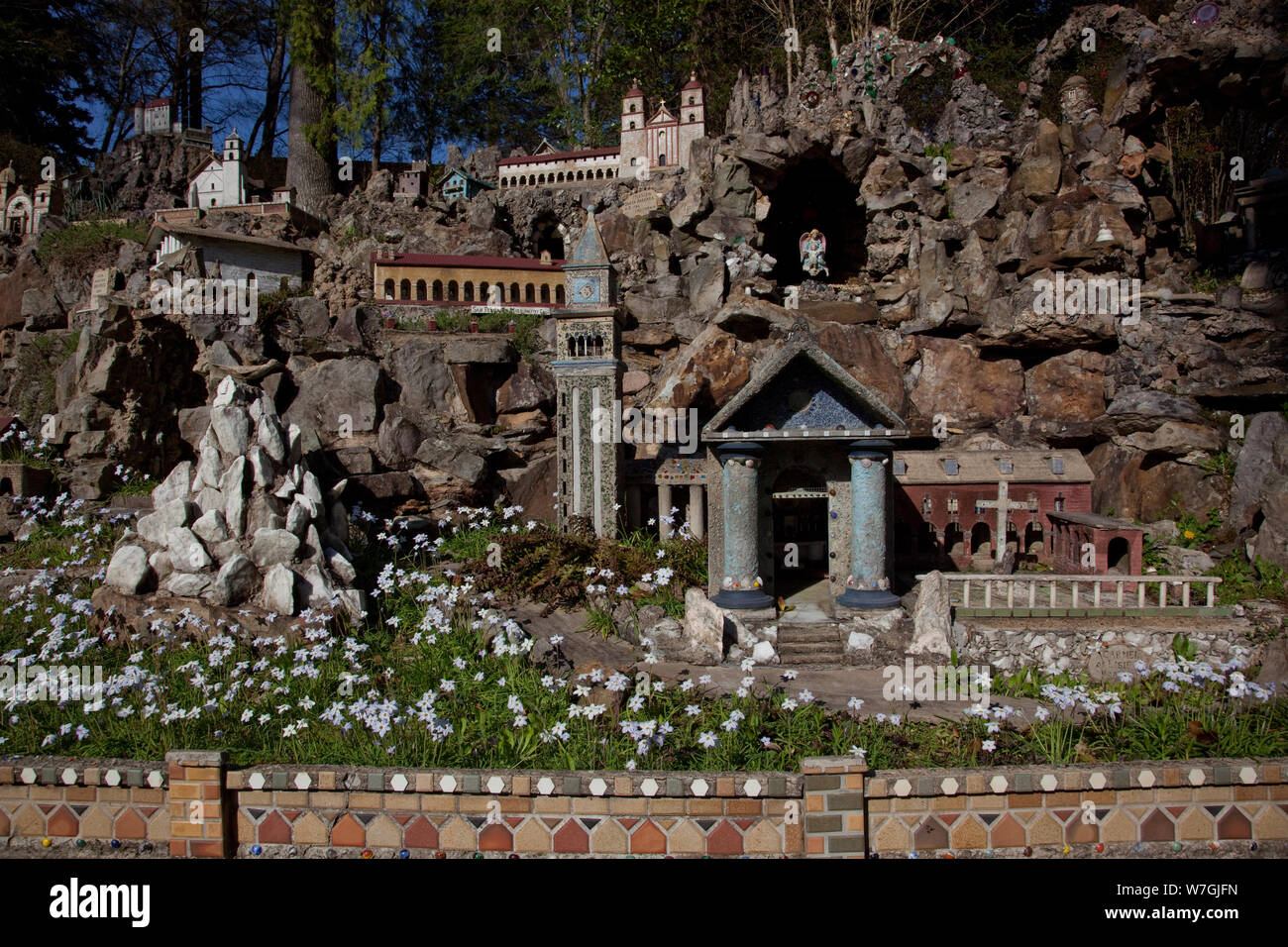 Ave Maria Grotto, Cullman, Alabama Stock Photo - Alamy