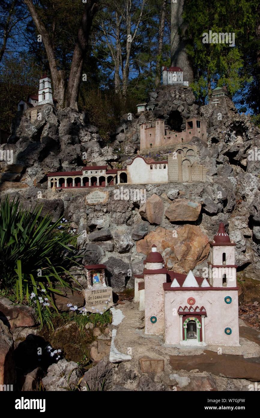 Ave Maria Grotto, Cullman, Alabama Stock Photo - Alamy