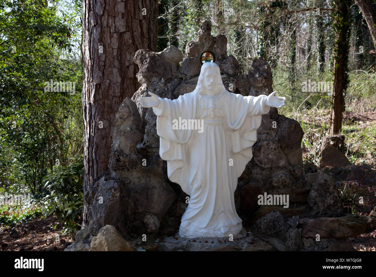 Ave Maria Grotto, Cullman, Alabama Stock Photo - Alamy