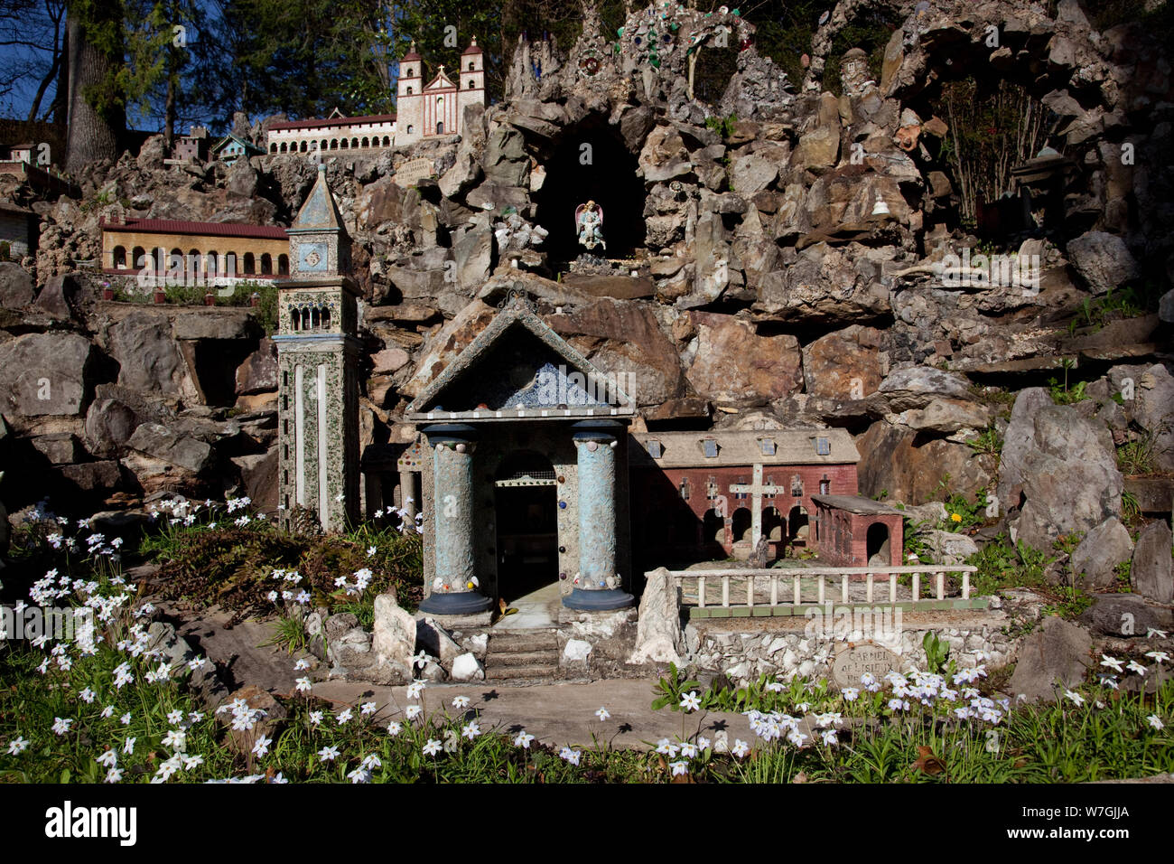 Ave Maria Grotto, Cullman, Alabama Stock Photo - Alamy
