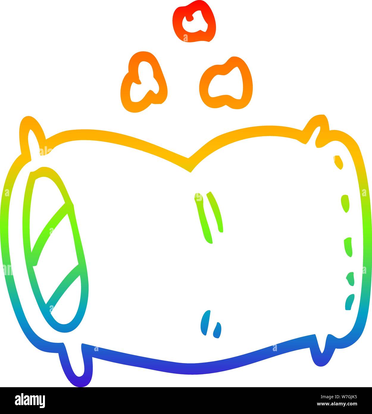 Rainbow bedding Stock Vector Images - Alamy