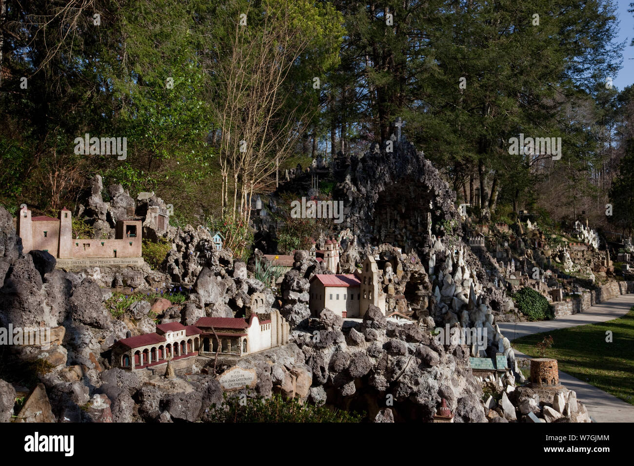 Ave Maria Grotto, Cullman, Alabama Stock Photo - Alamy