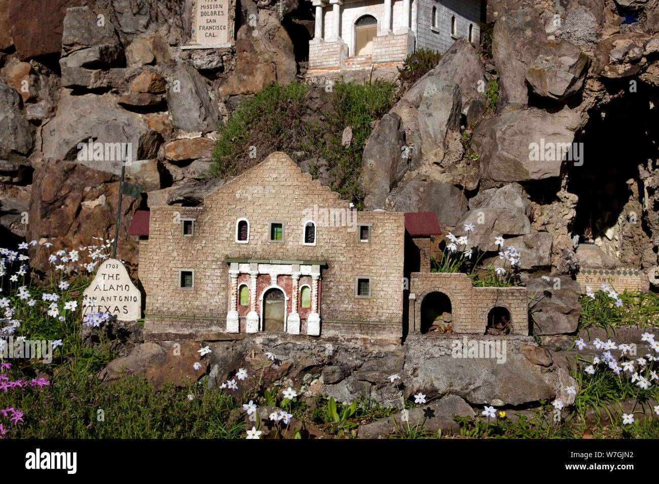 Ave Maria Grotto, Cullman, Alabama Stock Photo - Alamy