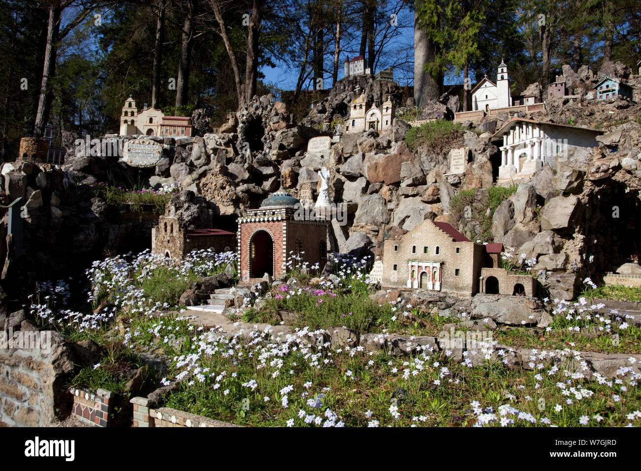 Ave Maria Grotto, Cullman, Alabama Stock Photo - Alamy