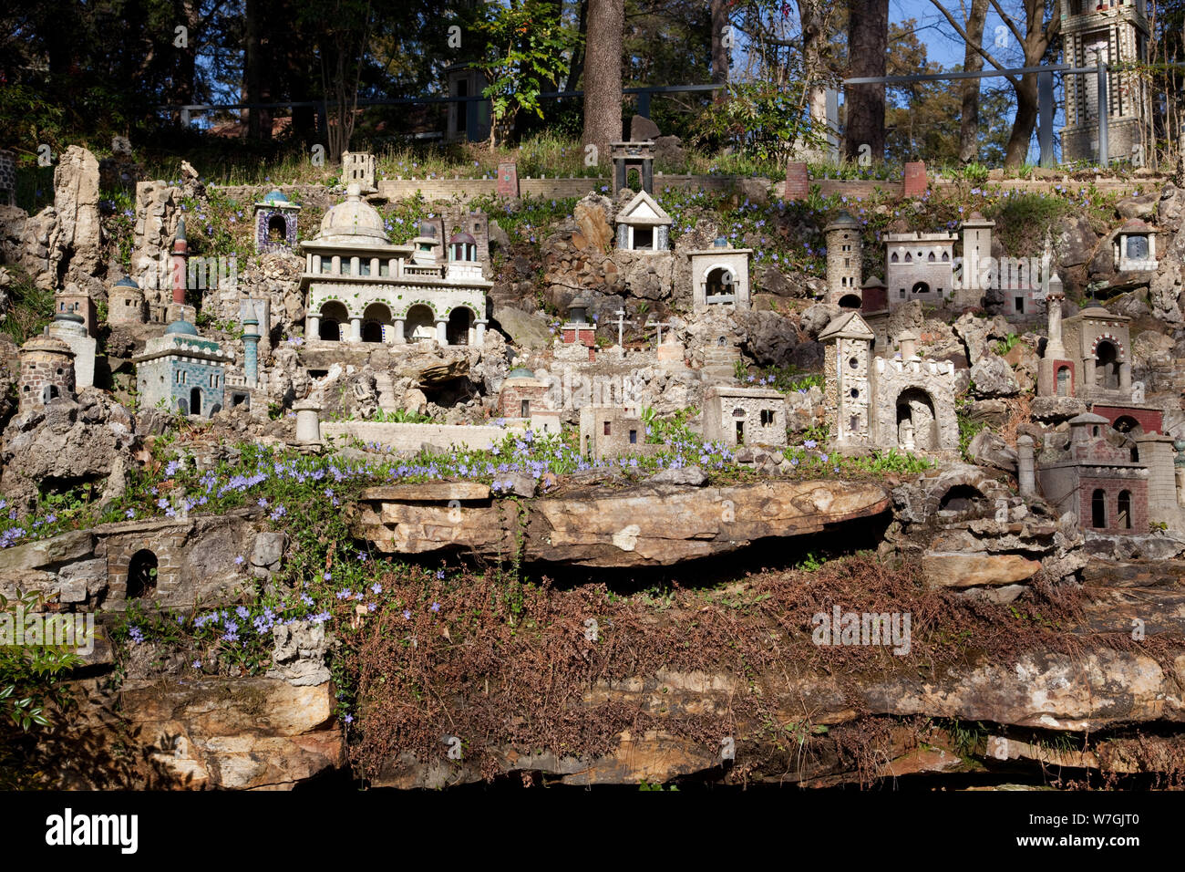 Ave Maria Grotto, Cullman, Alabama Stock Photo - Alamy