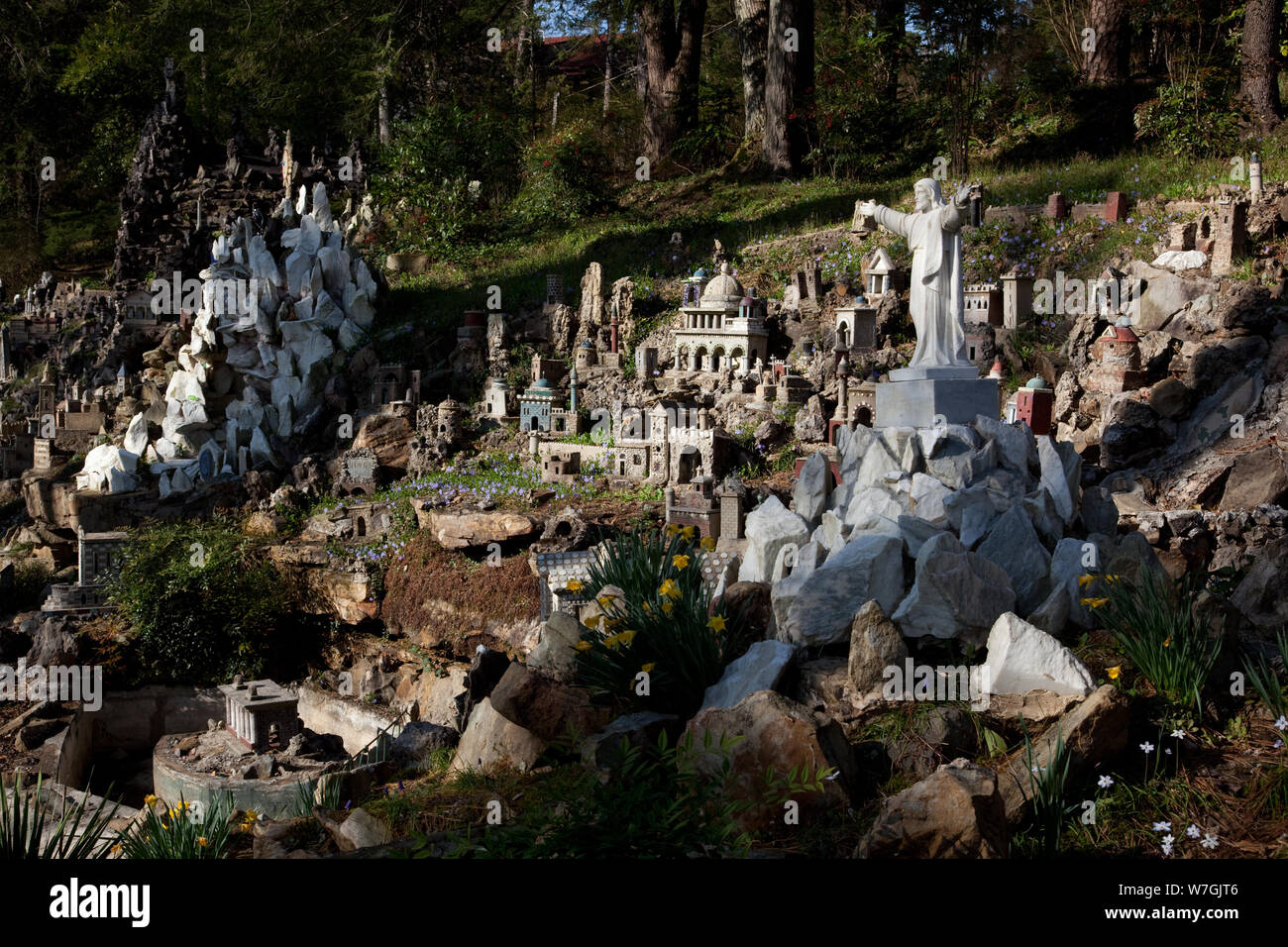 Ave Maria Grotto, Cullman, Alabama Stock Photo - Alamy
