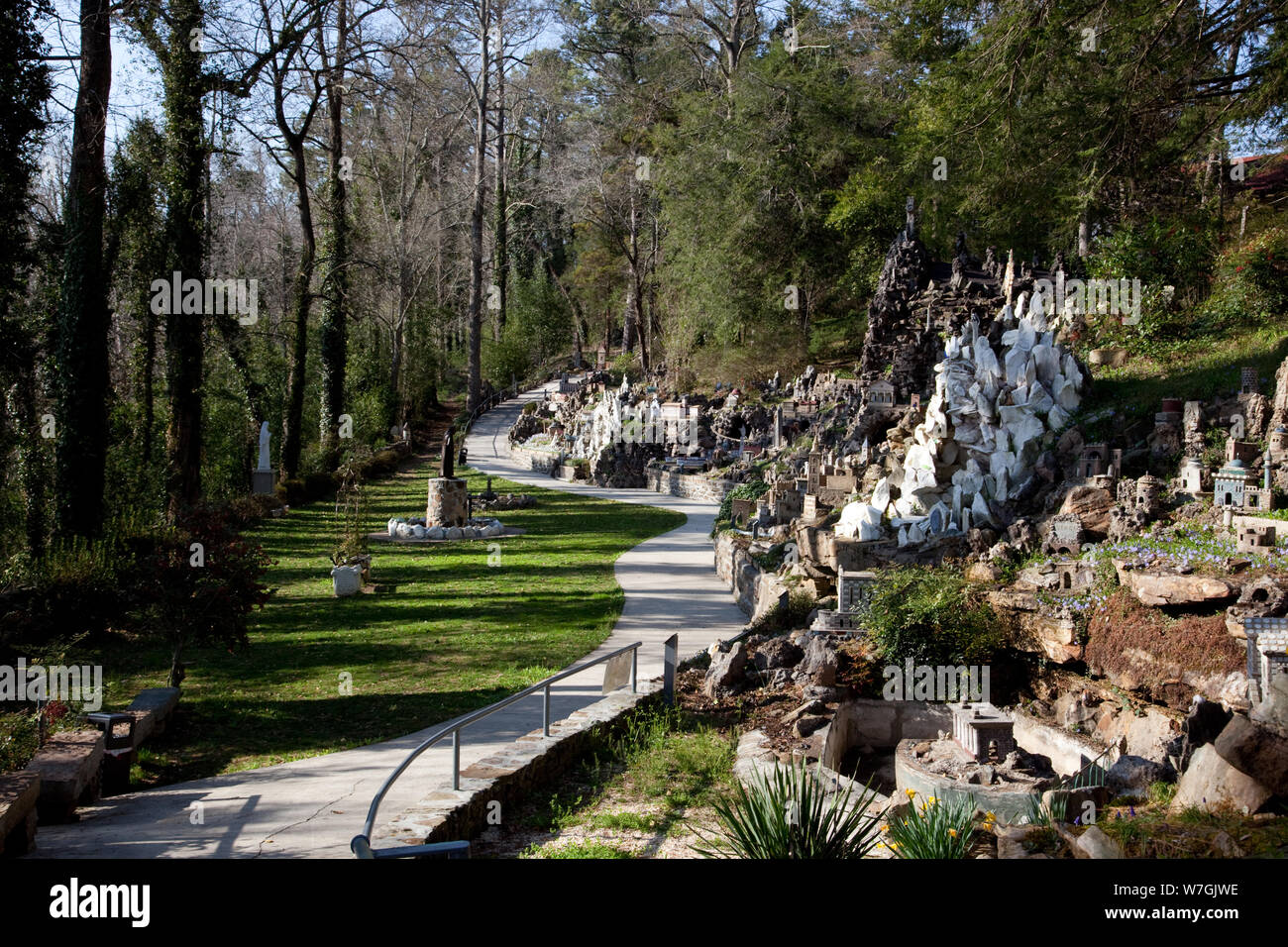 Ave Maria Grotto, Cullman, Alabama Stock Photo - Alamy
