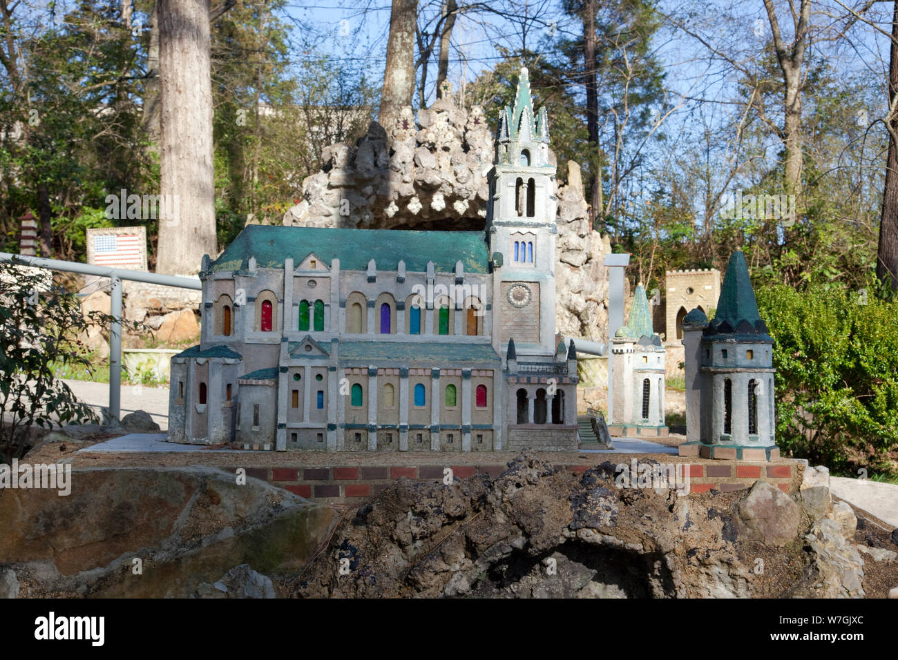Ave Maria Grotto, Cullman, Alabama Stock Photo - Alamy