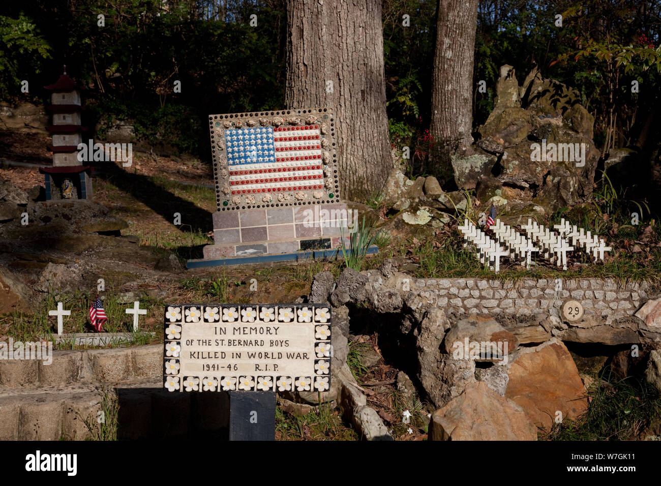 Ave Maria Grotto, Cullman, Alabama Stock Photo - Alamy
