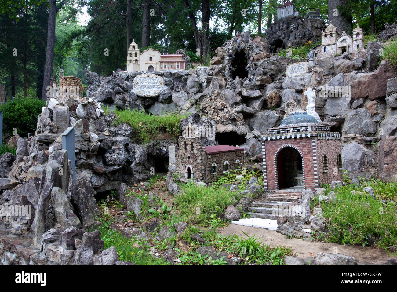 Ave Maria Grotto, Cullman, Alabama Stock Photo - Alamy