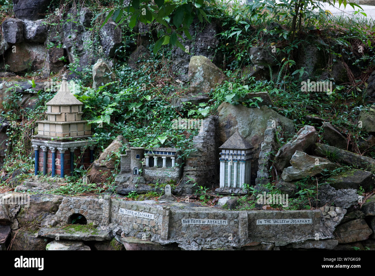 Ave Maria Grotto, Cullman, Alabama Stock Photo - Alamy
