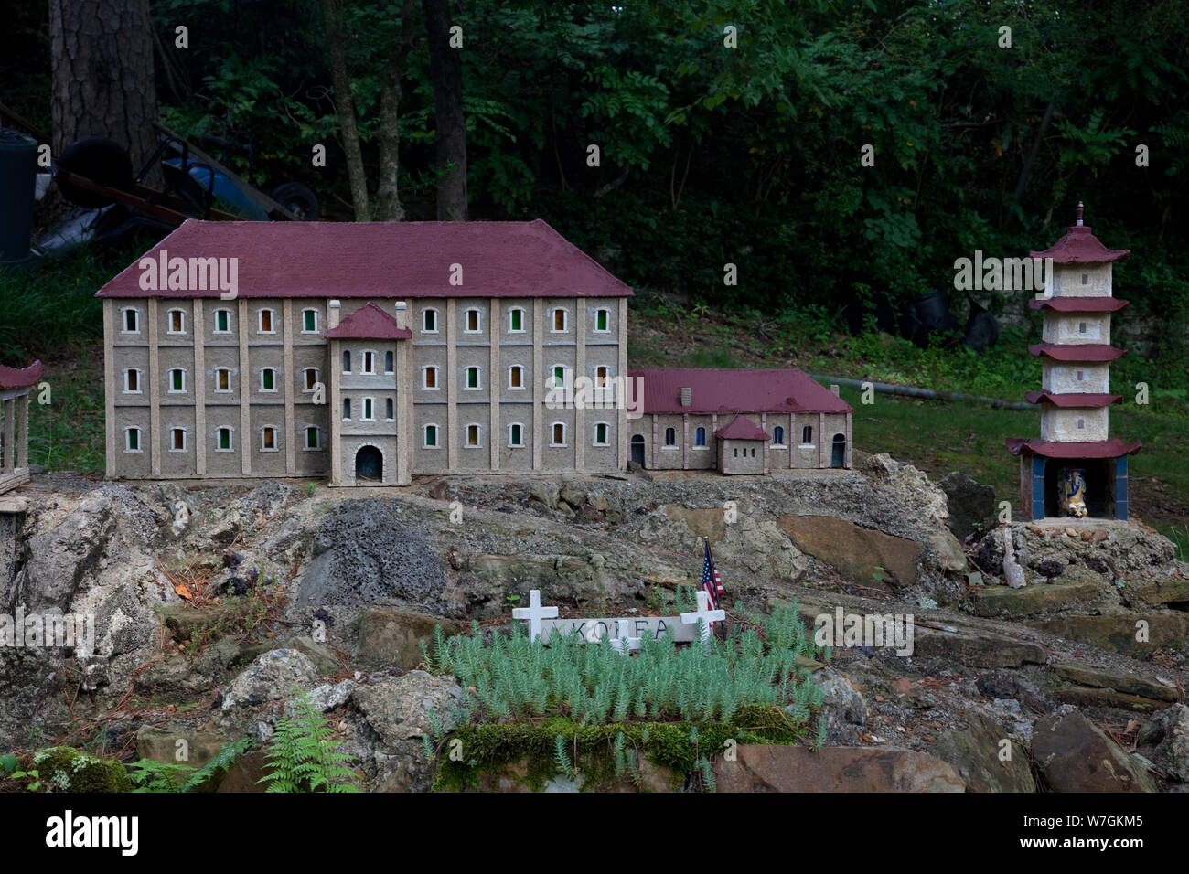 Ave Maria Grotto, Cullman, Alabama Stock Photo - Alamy