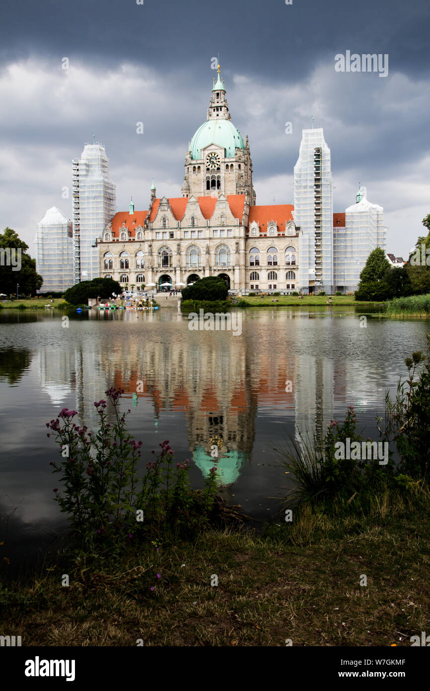 Stormy town hall hi-res stock photography and images - Alamy
