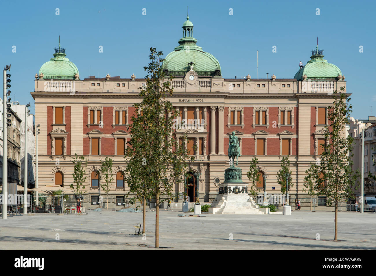 National Museum, Republic Square, Belgrade, Serbia Stock Photo - Alamy