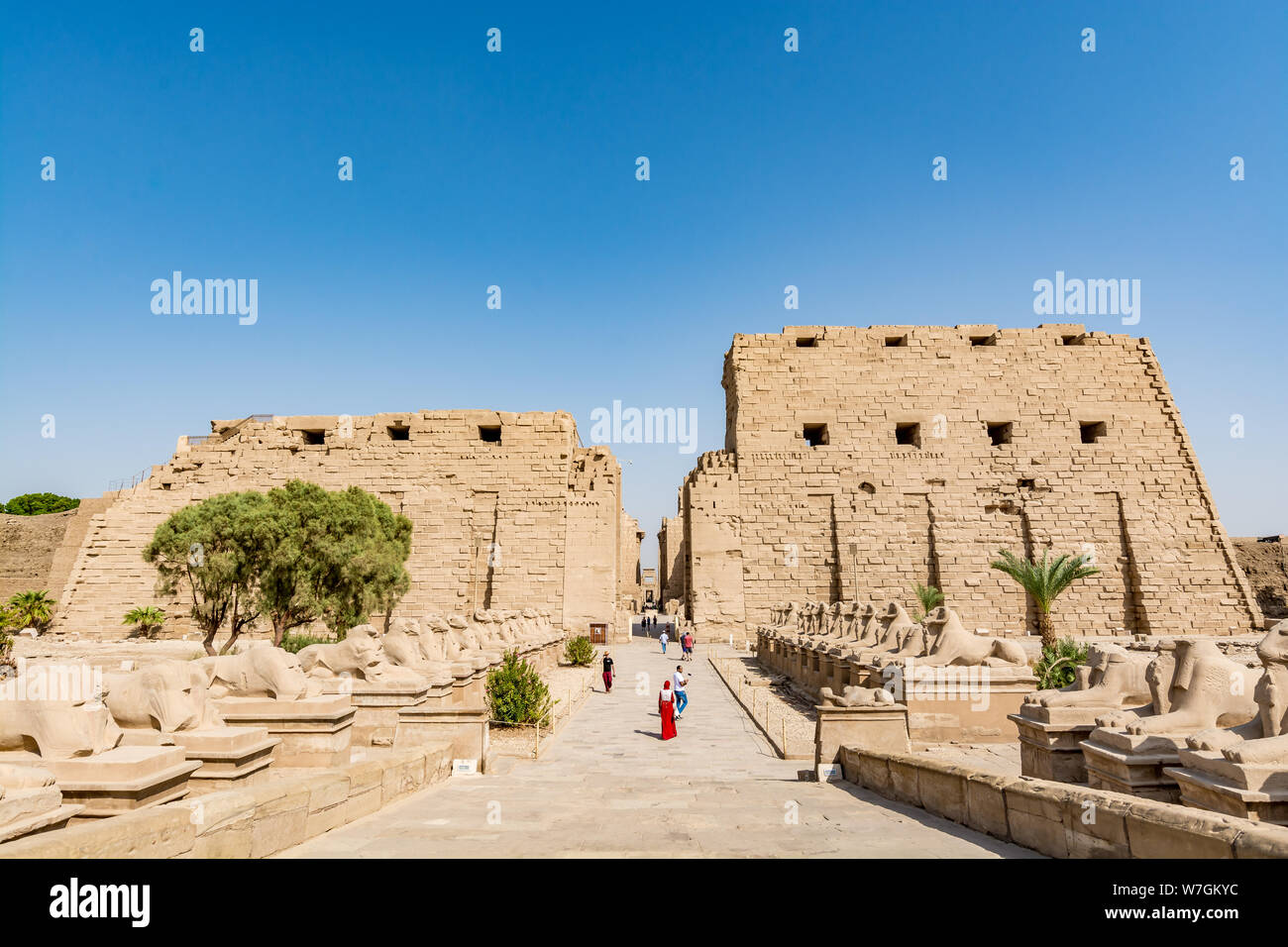 Karnak Temple Complex Entrance