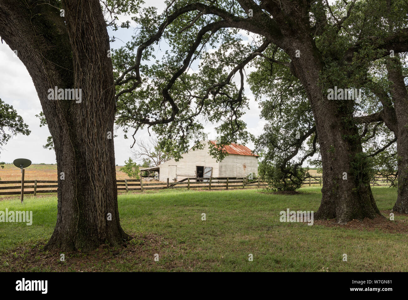 Barn at the 1,800-acre Lonesome Pine Ranch, a working cattle ranch that ...