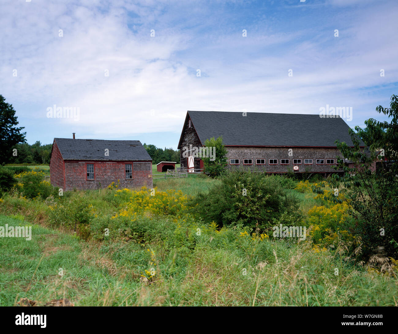 Barn at Grandview Farm near Dover, Maine Stock Photo - Alamy