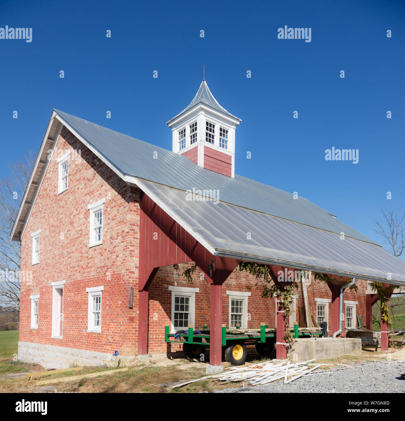 Barn at Elmwood Mansion, also known as the Hugh Caperton House, a ...